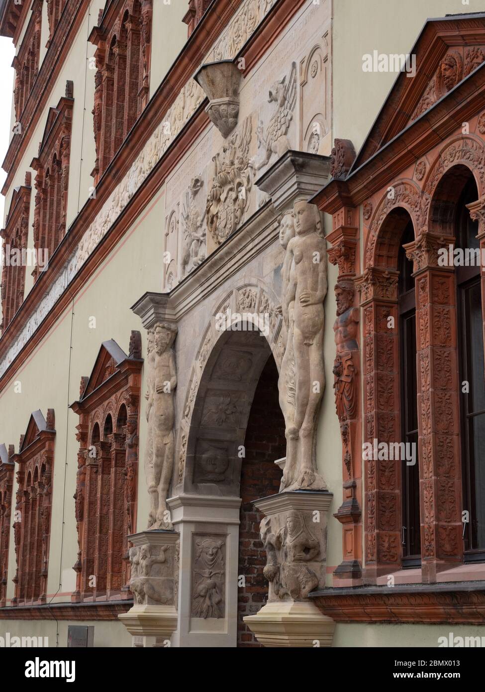 Fürstenhof, Renaissance Portal, Altstadt Wismar, UNESCO Welterbe ...