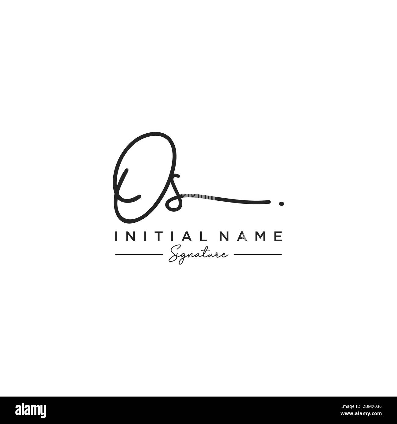 Letter os logo Stock Vector Images - Alamy