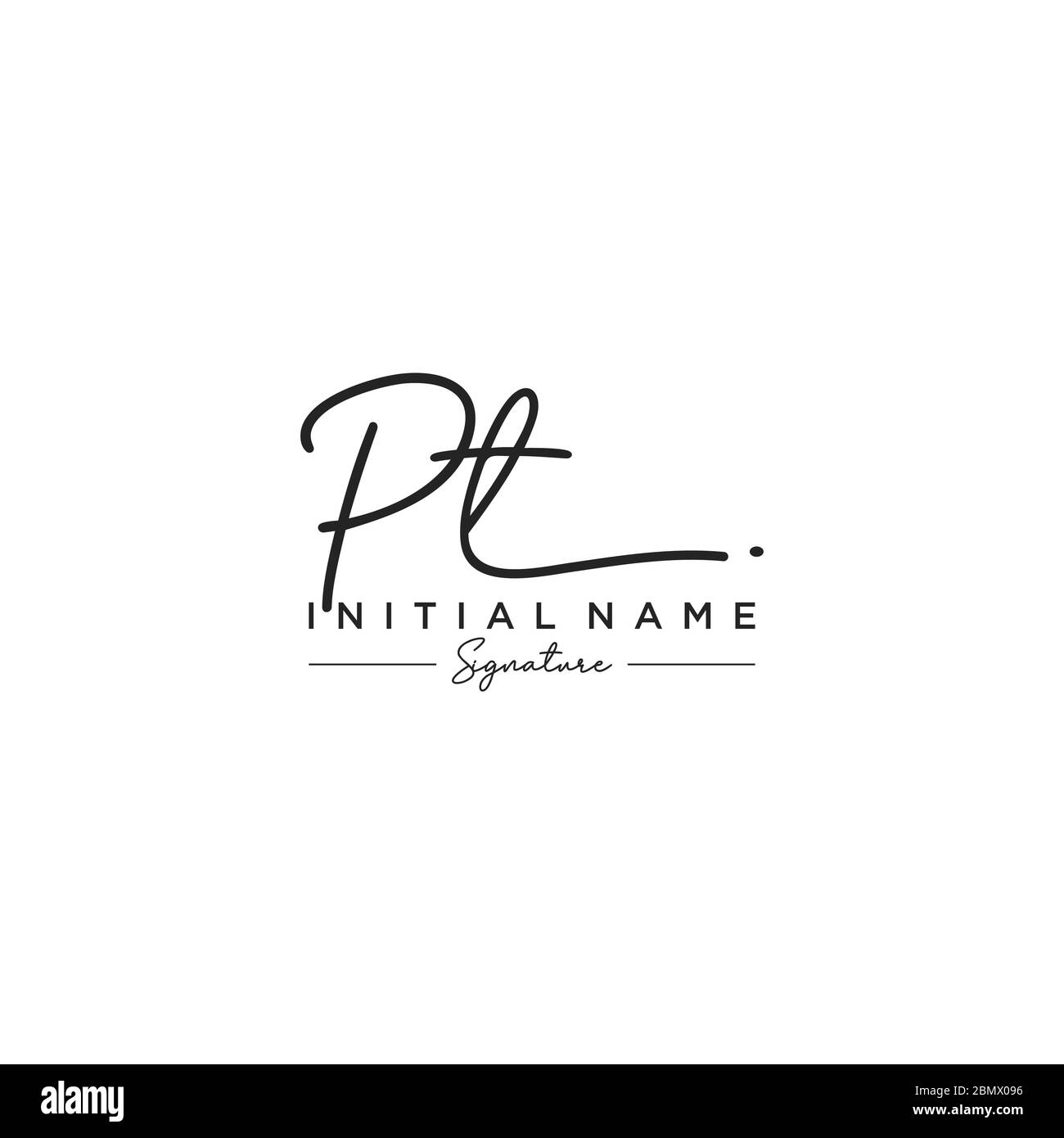 Initial pt logo Stock Vector Images - Alamy