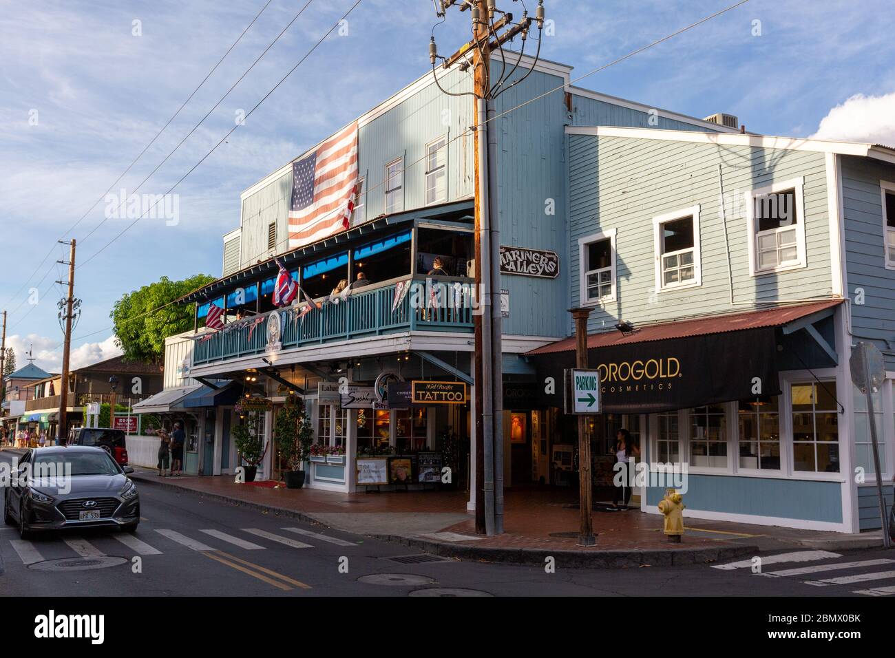 Lahaina city sign maui hawaii hi-res stock photography and images - Alamy