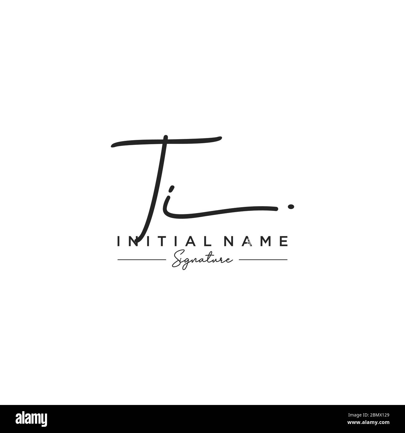 Letter ti logo hi-res stock photography and images - Alamy