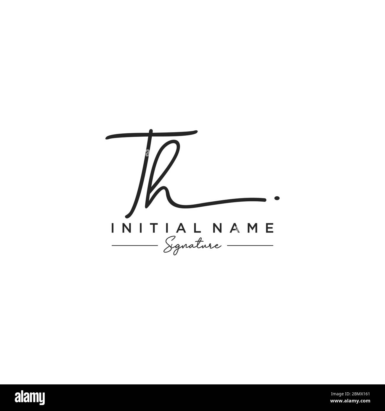 Initial letter th hi-res stock photography and images - Alamy