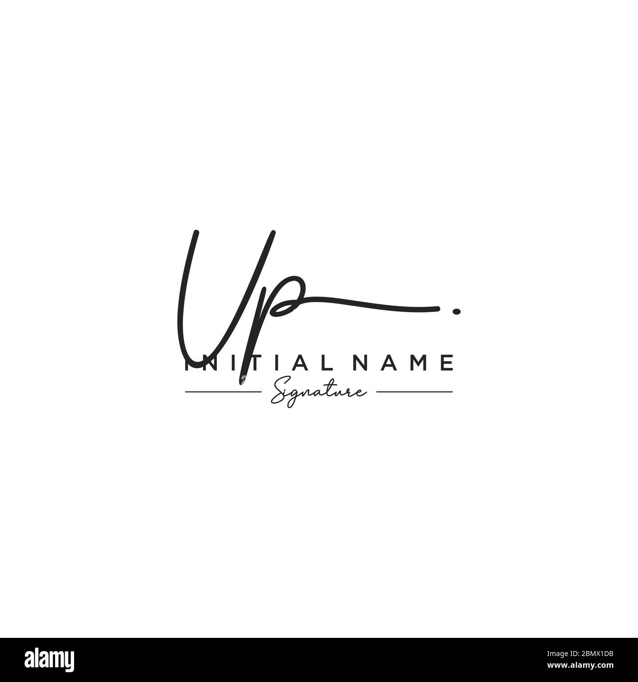 Initial up logo hi-res stock photography and images - Alamy