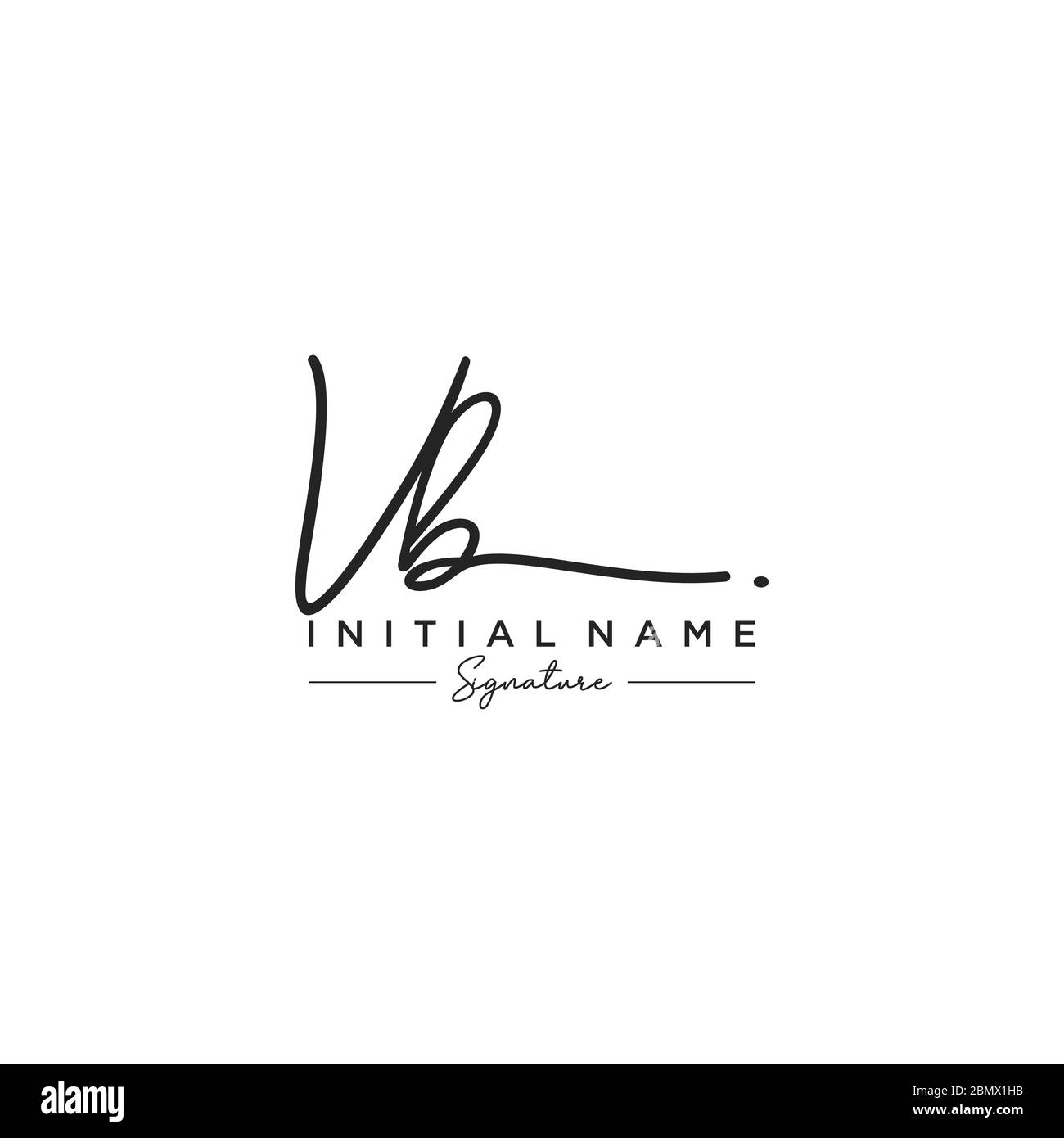 Letter vb logo Stock Vector Images - Alamy