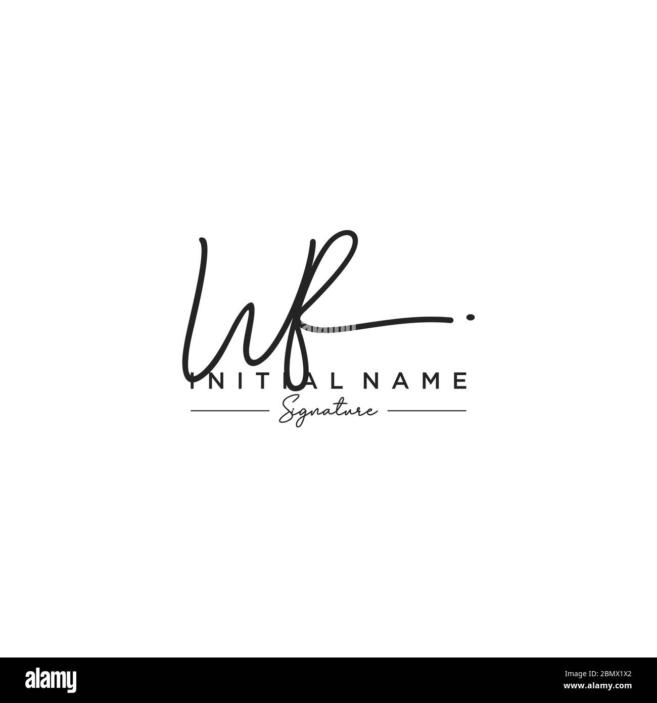 Wf modern logo hi-res stock photography and images - Alamy