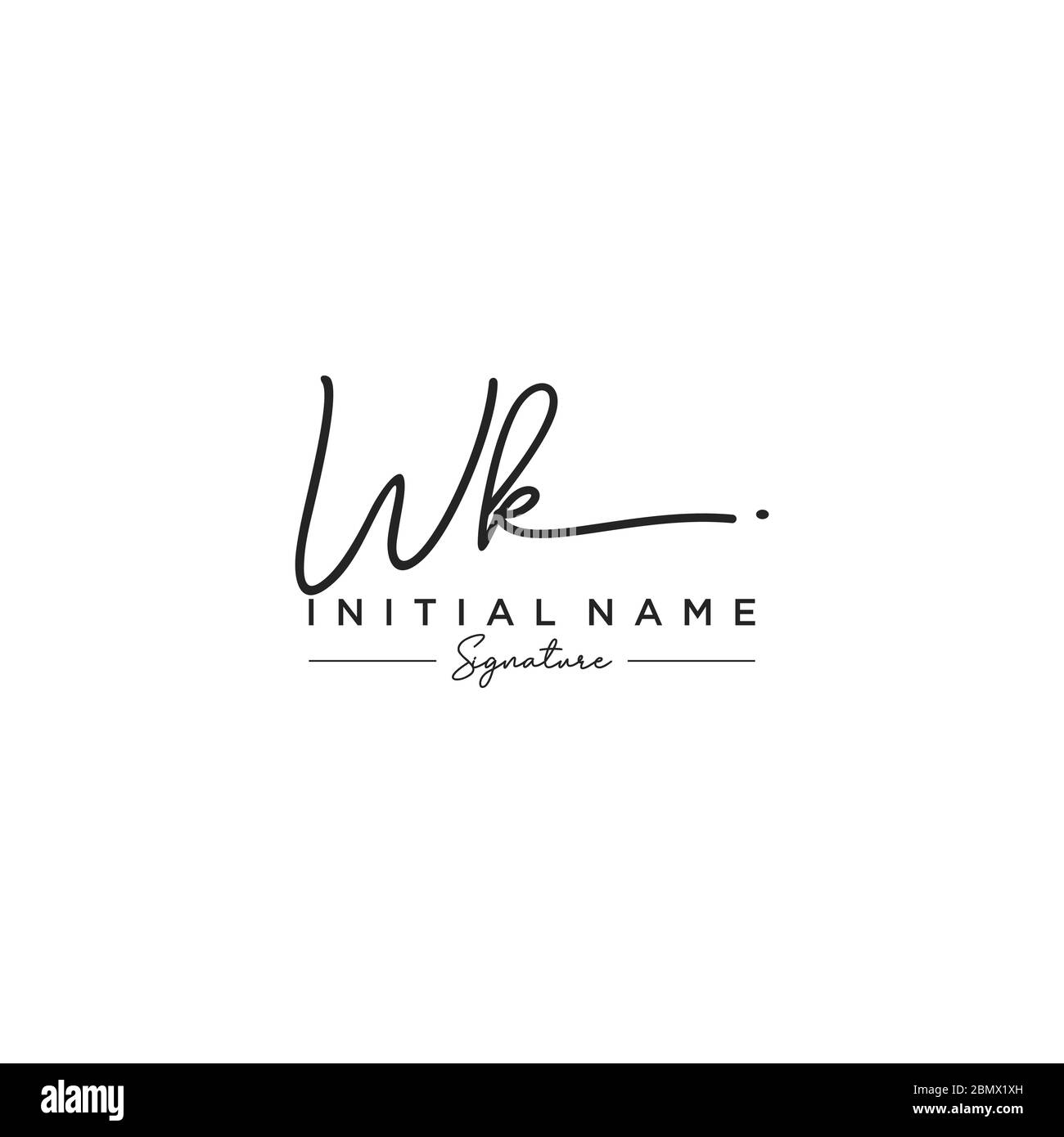 Wk design Stock Vector Images - Alamy