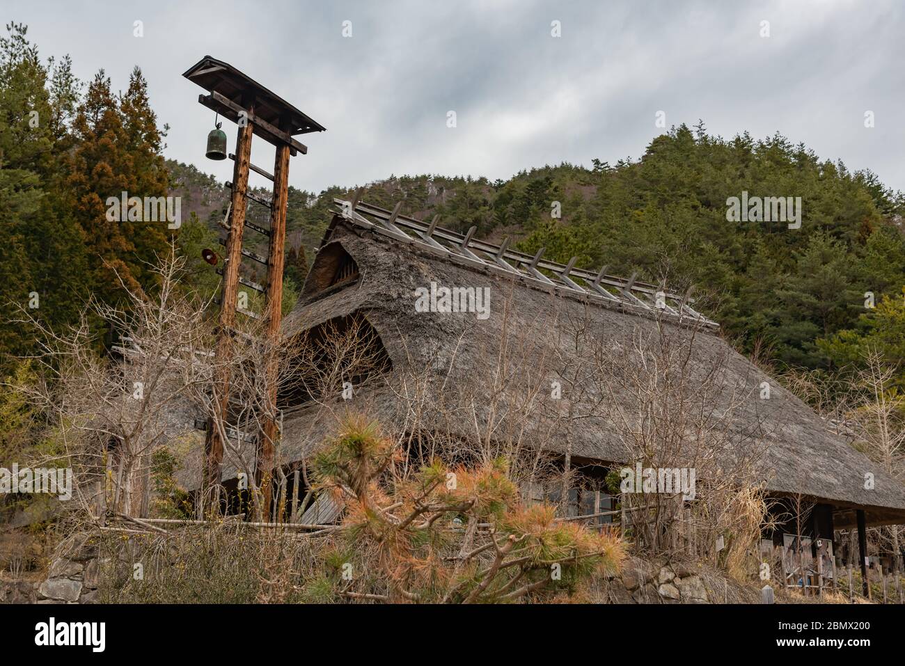 Old Japanese houses Stock Photo - Alamy