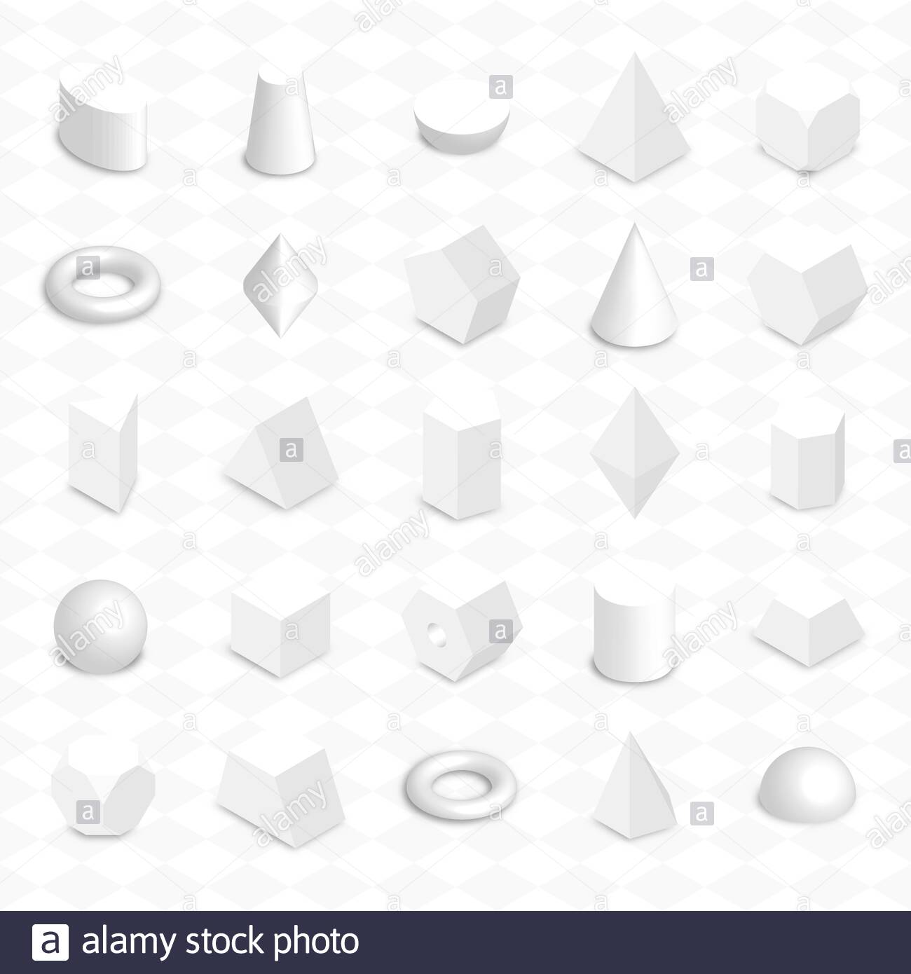 Parallelogram Trapezoid Triangle Circle High Resolution Stock ...