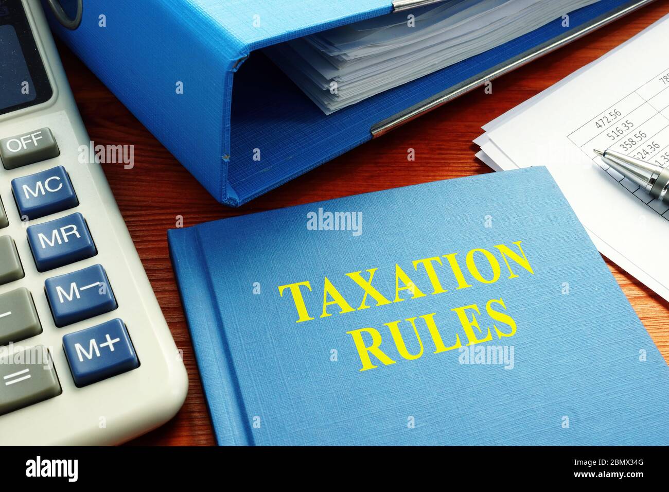Income tax regulations hi-res stock photography and images - Alamy