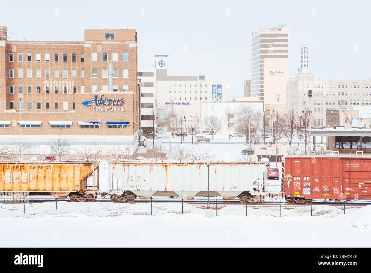 Fargo north dakota broadway hi-res stock photography and images - Alamy
