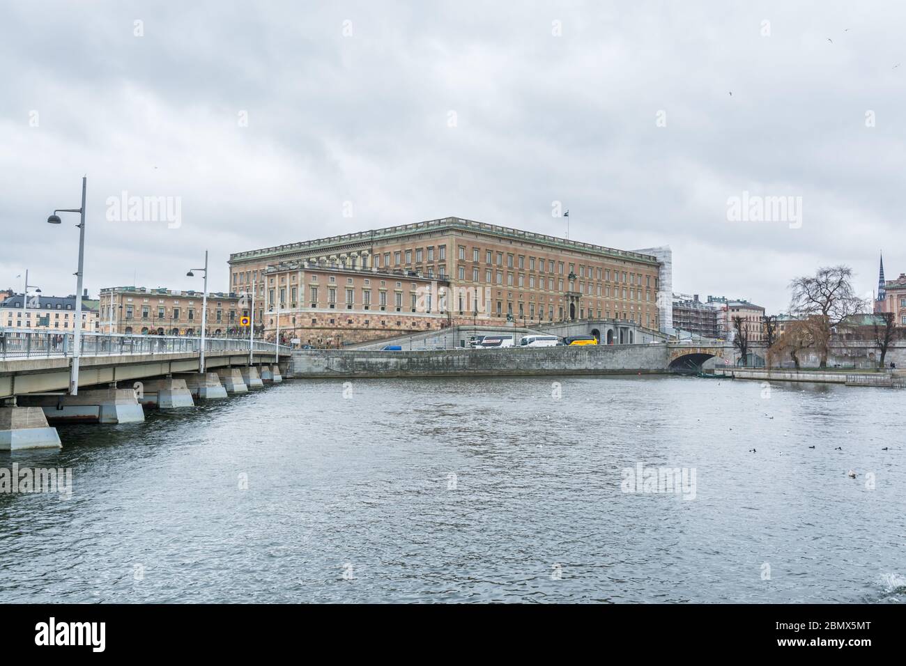 Stockholm Palace or the Royal Palace, the official residence and major ...