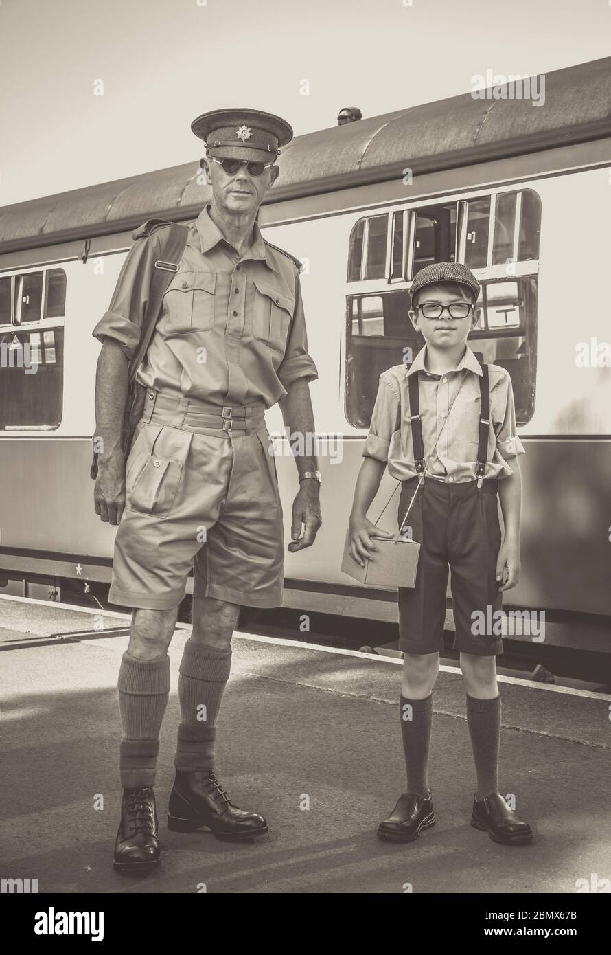 1940s heritage railway hi-res stock photography and images - Alamy