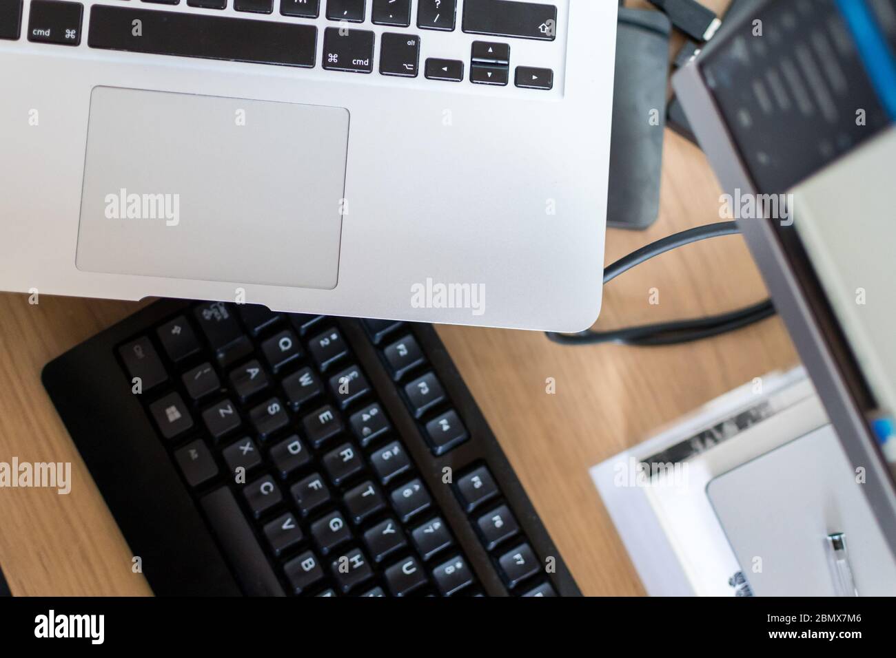 Multitasking desk hi-res stock photography and images - Alamy