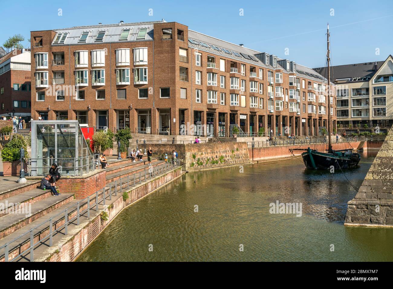 Alter Hafen, Landeshauptstadt Duesseldorf, Nordrhein-Westfalen ...