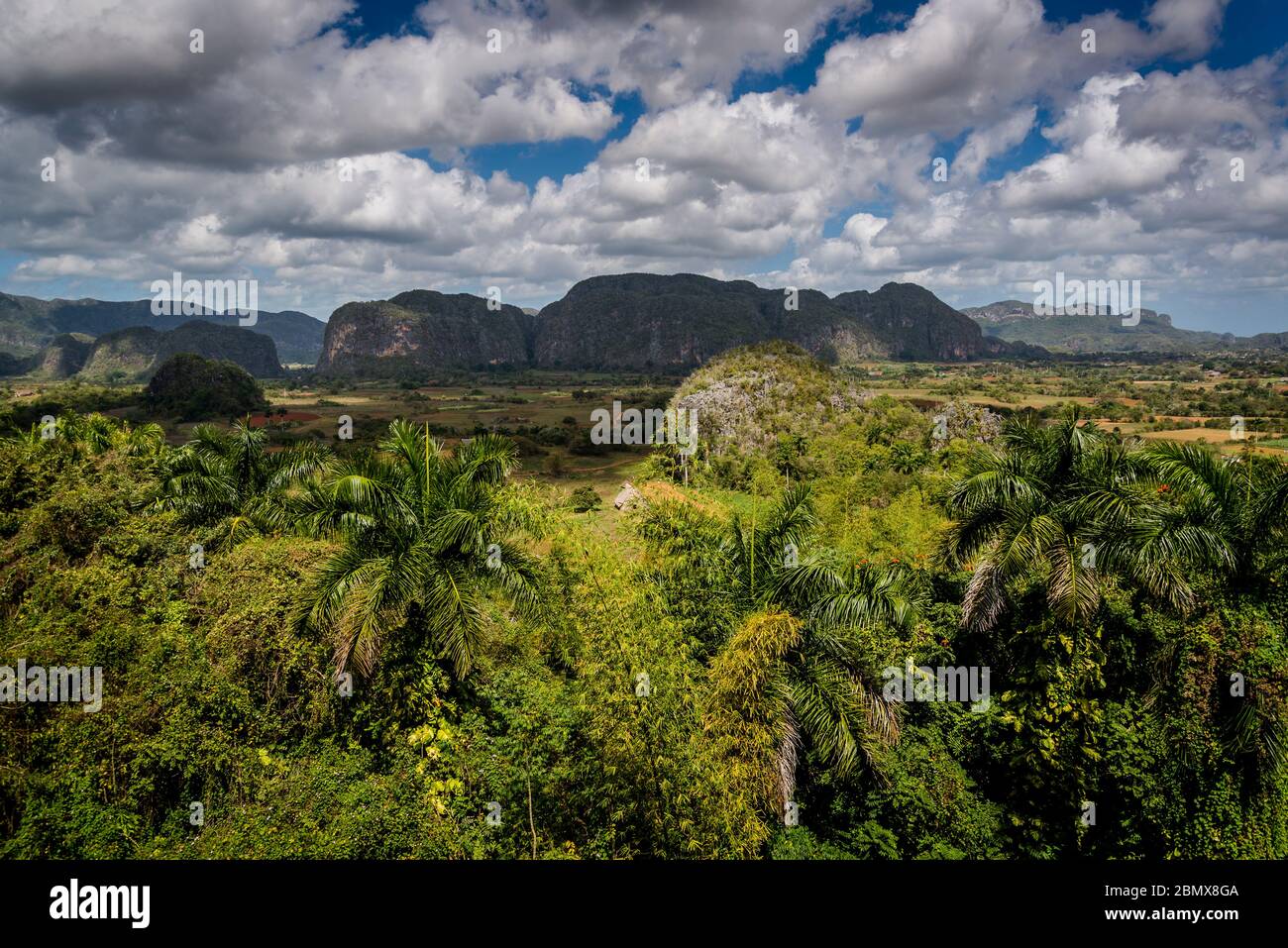 Vinales Valley, known for its unique limestone geomorphological ...