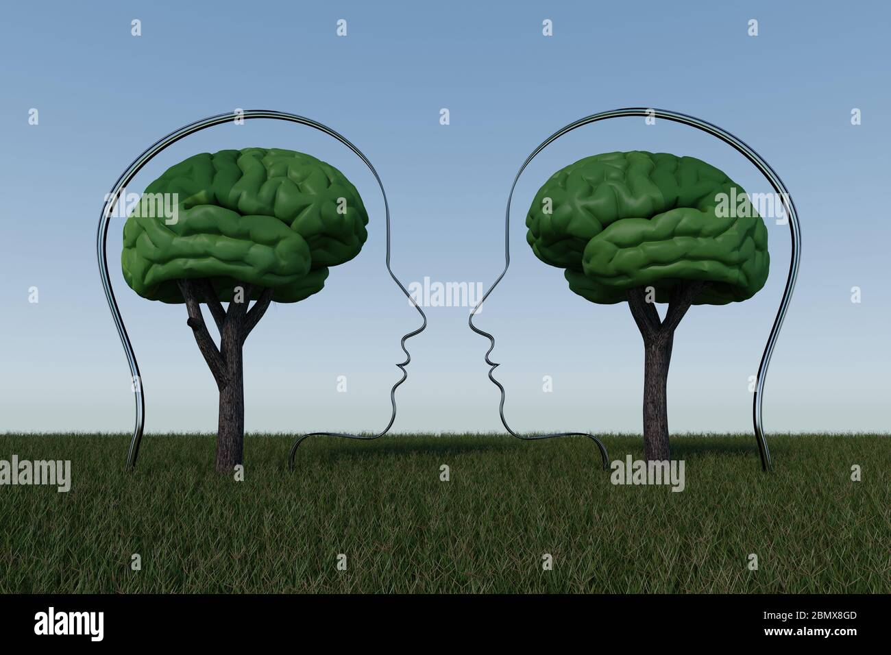 Dementia brain tree hi-res stock photography and images - Alamy