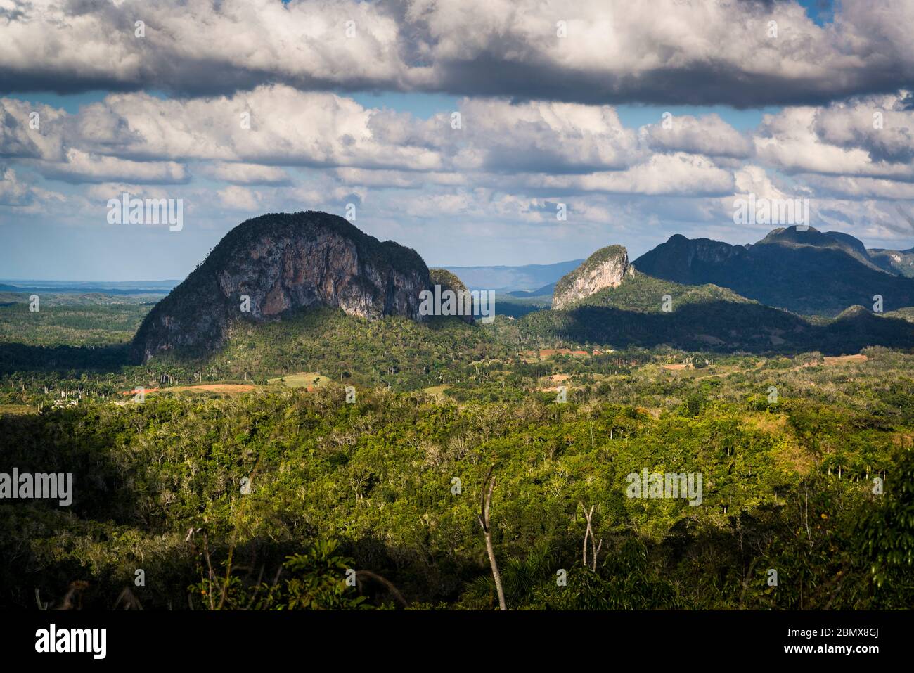 Vinales Valley, known for its unique limestone geomorphological ...