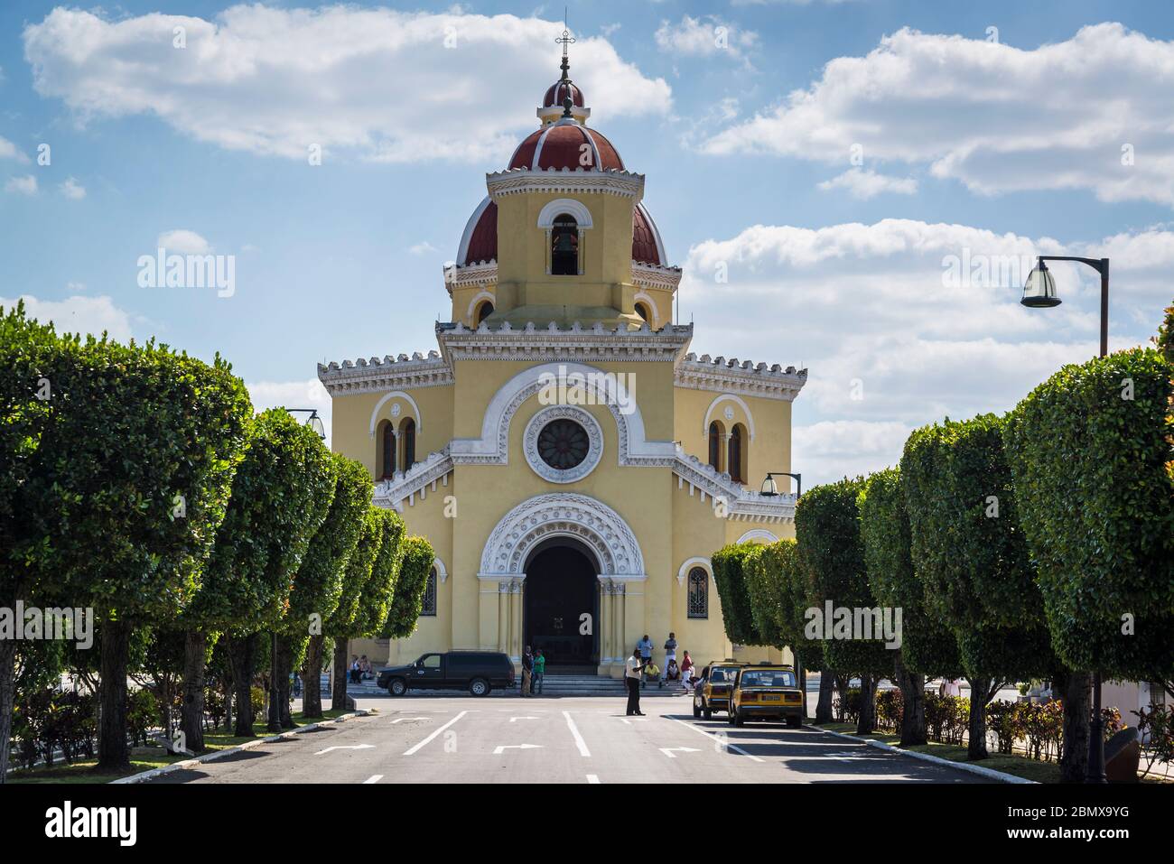 Church at the Colon Cemetery, Vedado district, Havana, Cuba Stock Photo ...