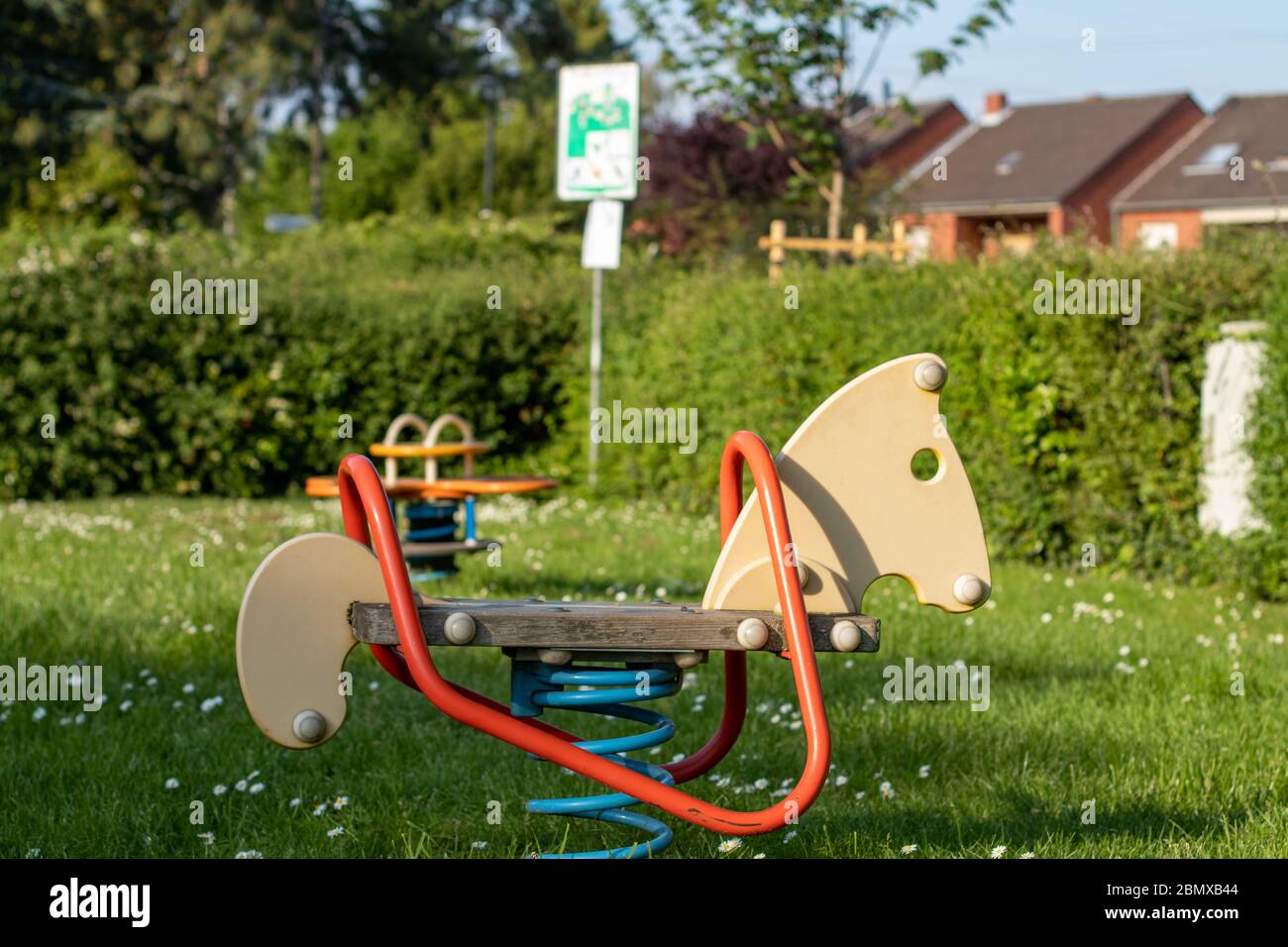 Empty playground animal hi-res stock photography and images - Alamy