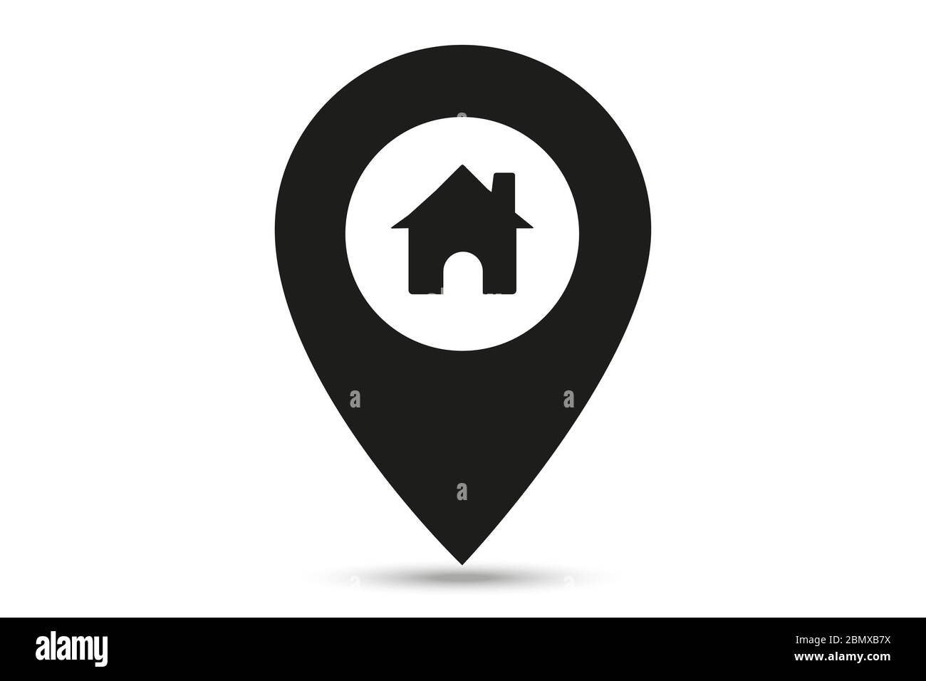 Map pin icons on Cut Out Stock Images & Pictures - Alamy