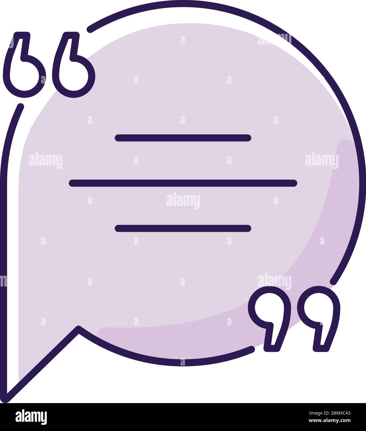 Quotation marks space text Cut Out Stock Images & Pictures - Alamy