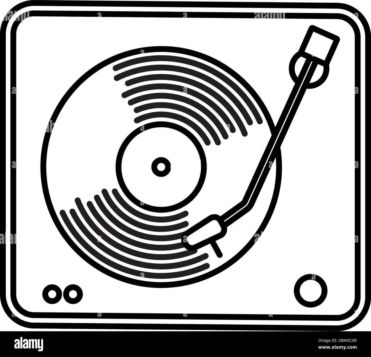 Turntable Vector Dj Turntable Vector Vector & Photo (Free Trial)