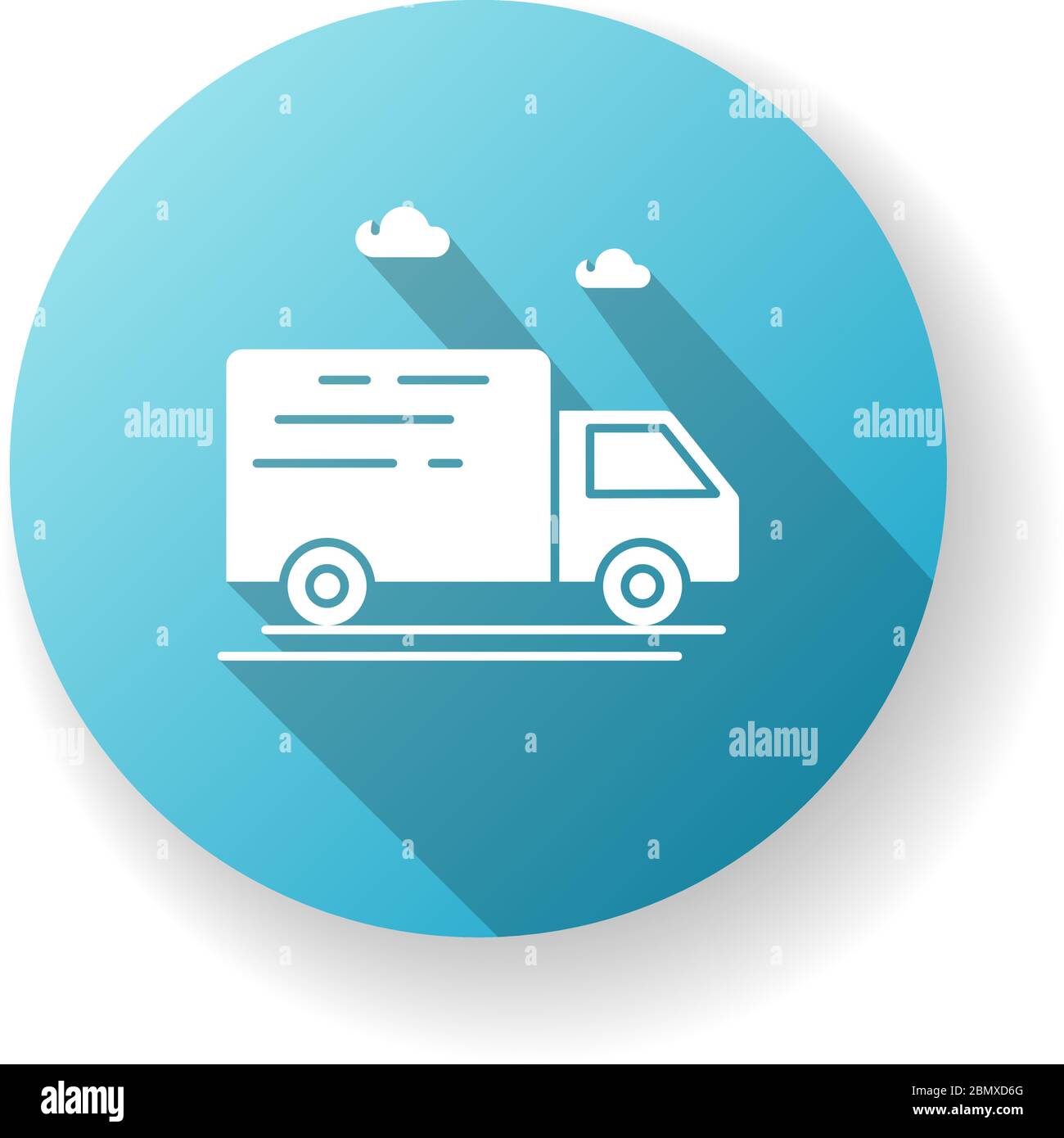 Express delivery truck filled Stock Vector Images - Alamy