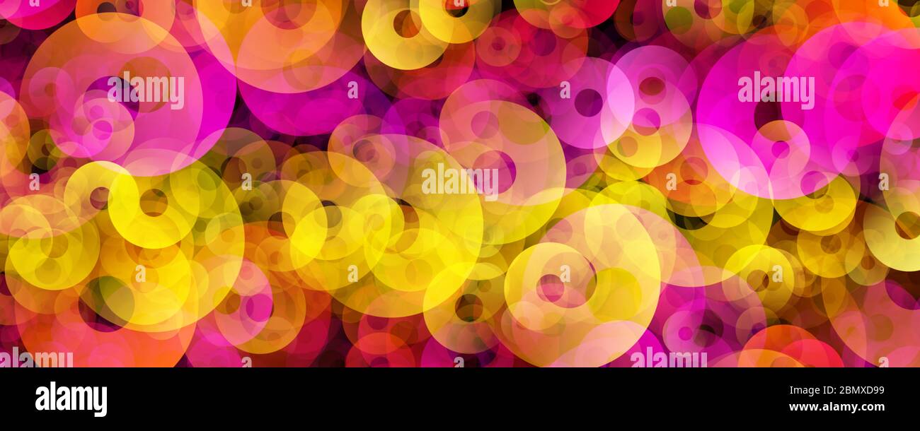 Fantastic circle panorama background design illustration Stock Photo ...