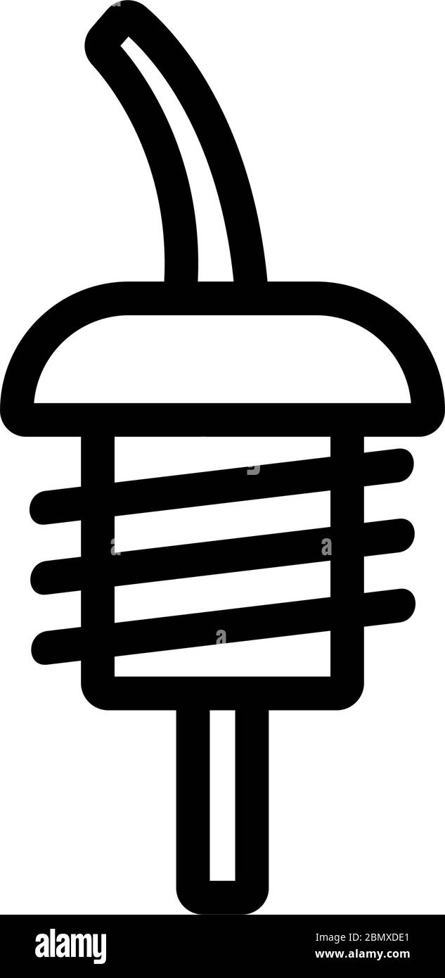 bar geyser dispenser icon vector outline illustration Stock Vector ...