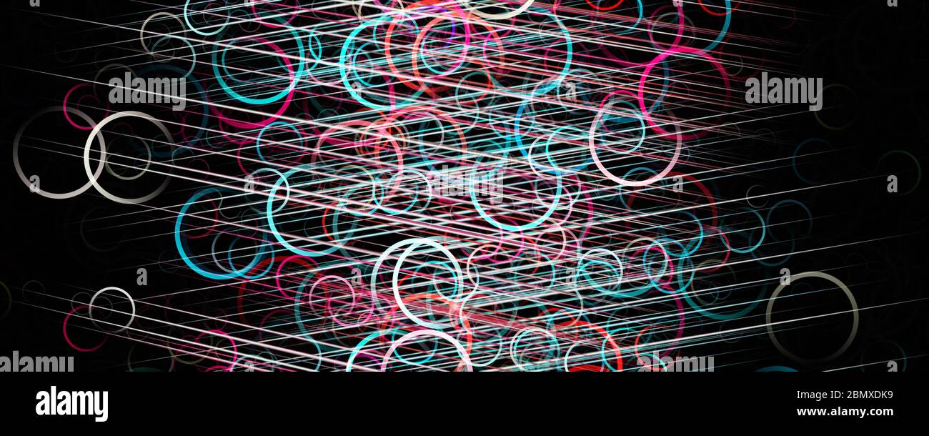 Fantastic circle panorama background design illustration with stripes ...