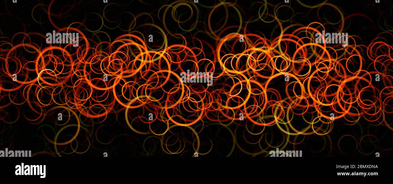 Fantastic circle panorama background design illustration Stock Photo ...