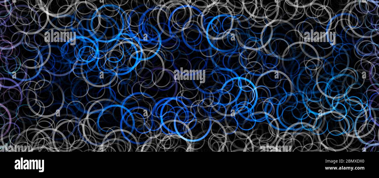 Fantastic circle panorama background design illustration Stock Photo ...