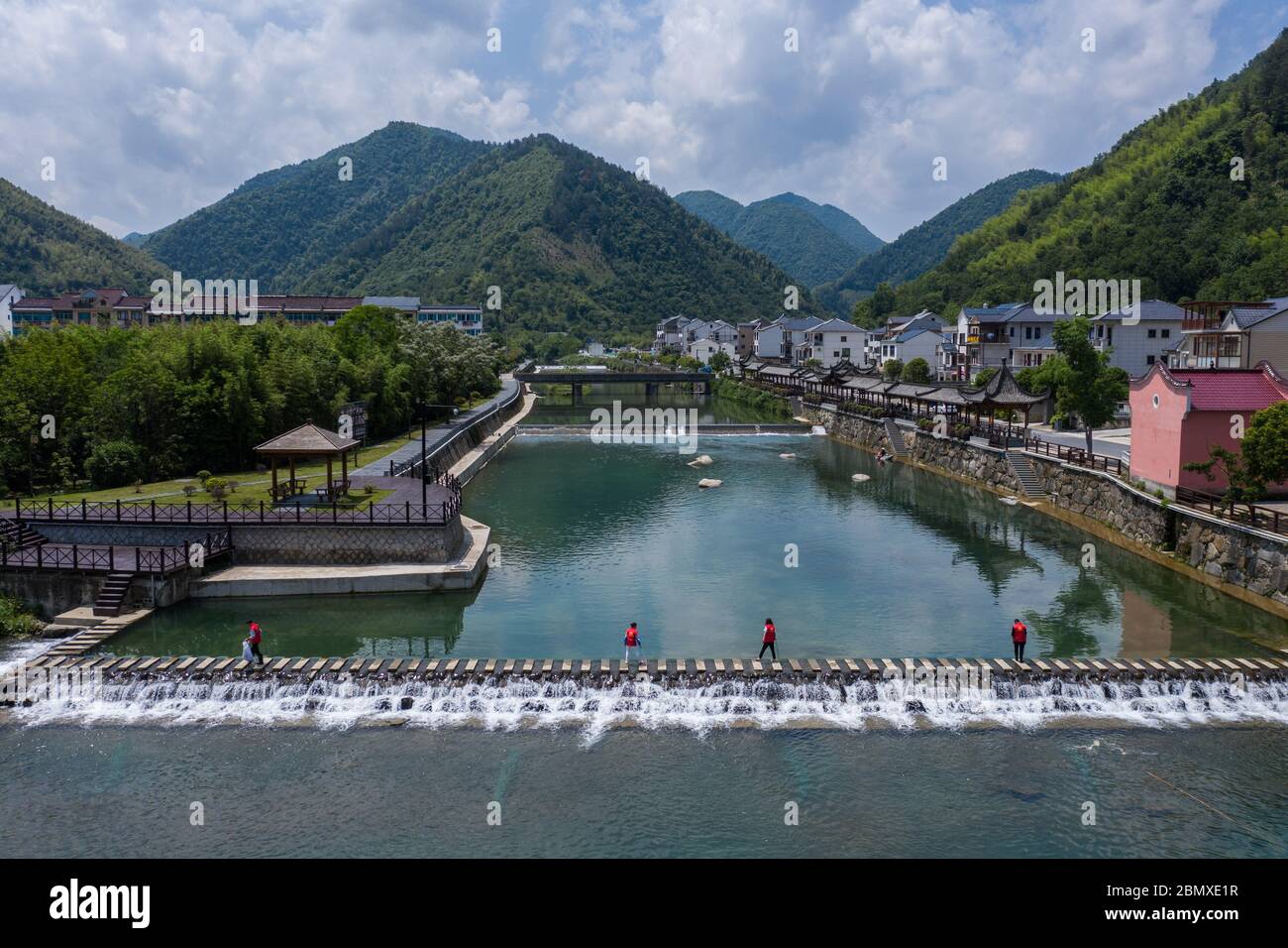 Hangzhou. 11th May, 2020. Aerial photo taken on May 11, 2020 shows ...