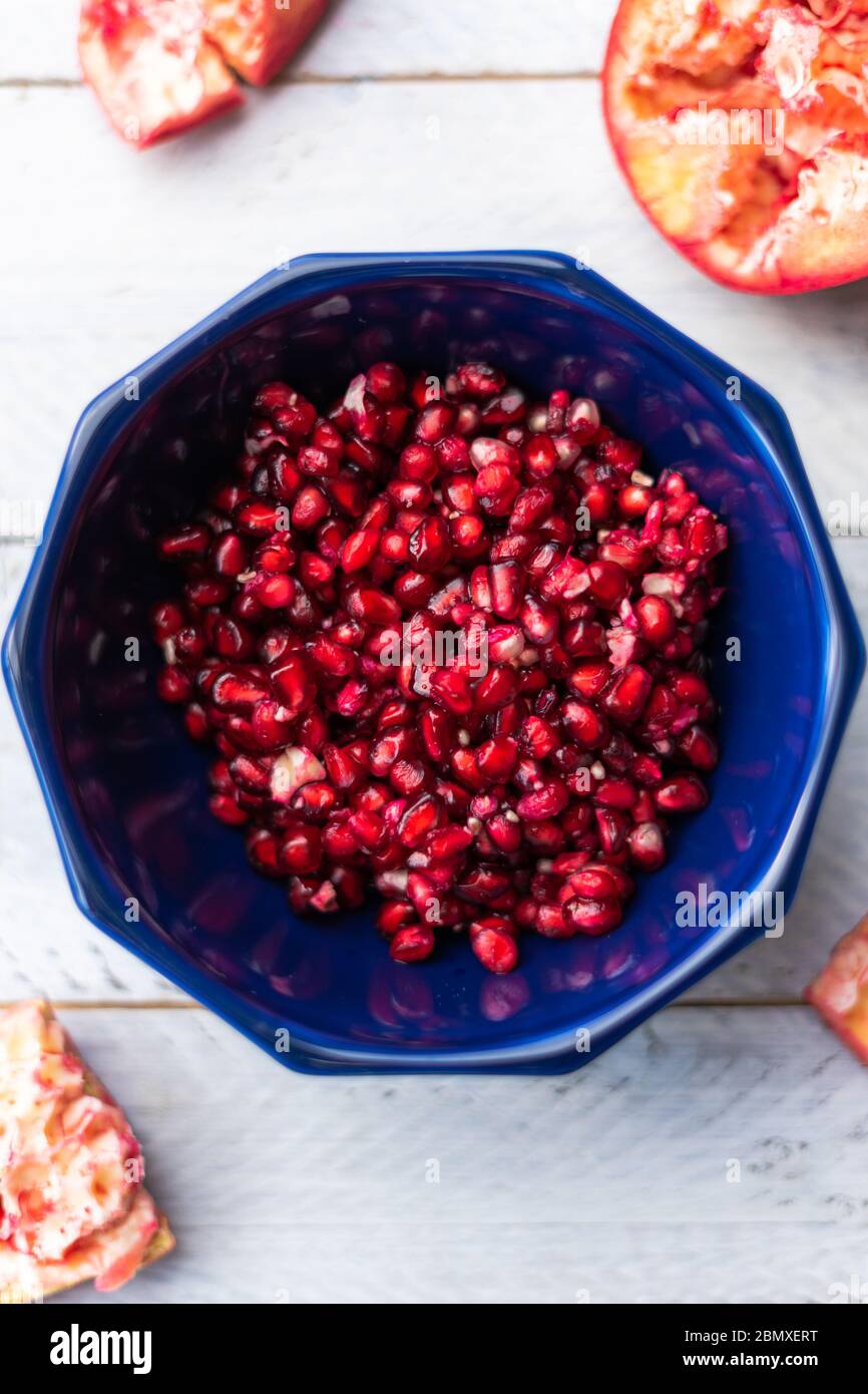 Pomegranate grains hi-res stock photography and images - Alamy