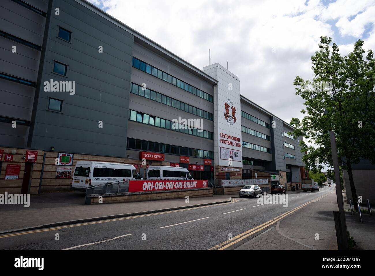 A view of the Breyer Group Stadium, home to Leyton Orient Stock Photo ...