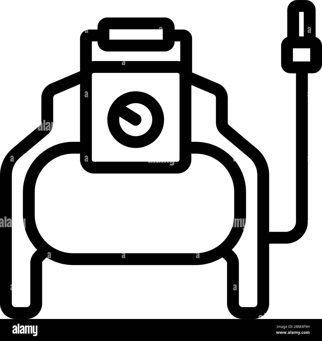 technology control panel icon vector outline illustration Stock Vector ...