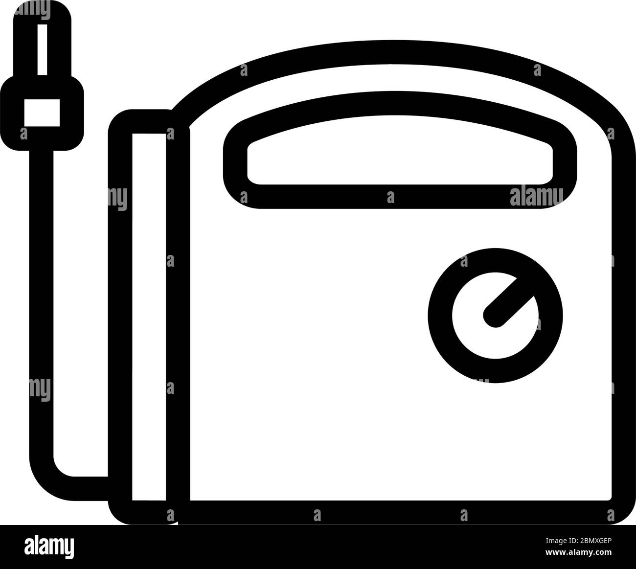 air compressor indicator icon vector outline illustration Stock Vector ...