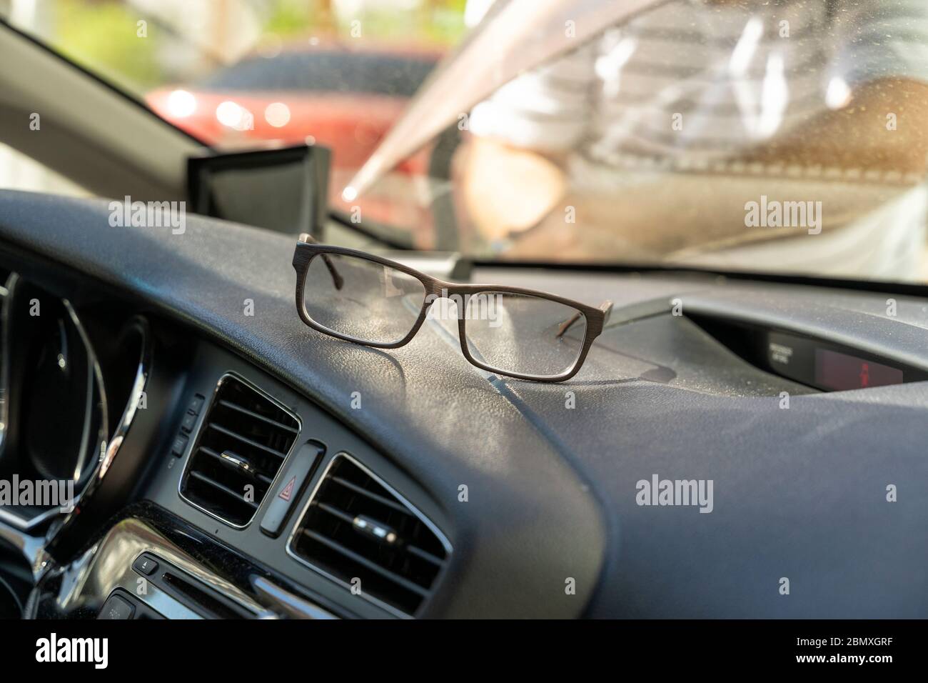 car torpedo. Black car torpedo smooth matte plastic Stock Photo - Alamy