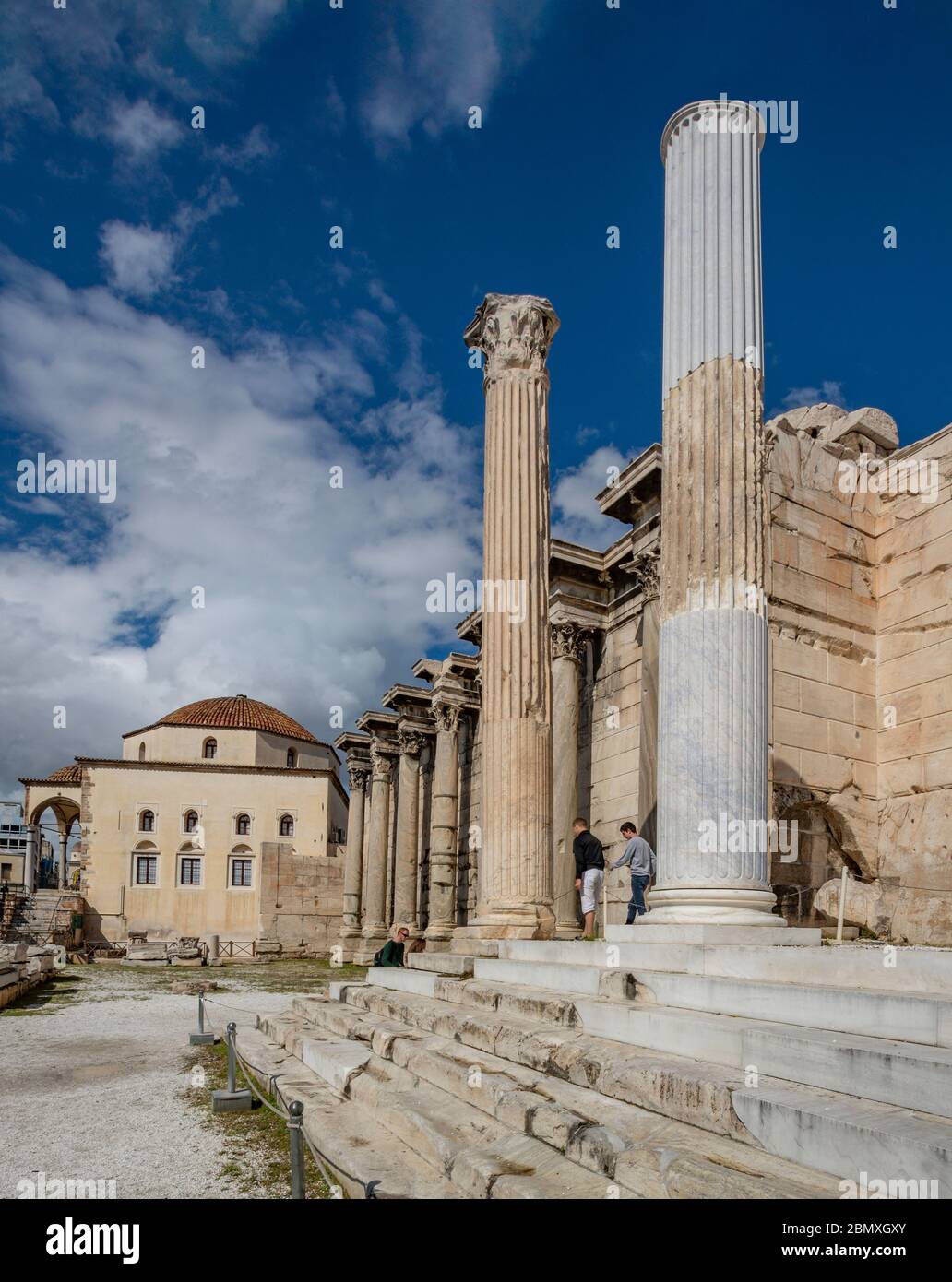 Hadrian's Library in Athens, Greece Stock Photo - Alamy