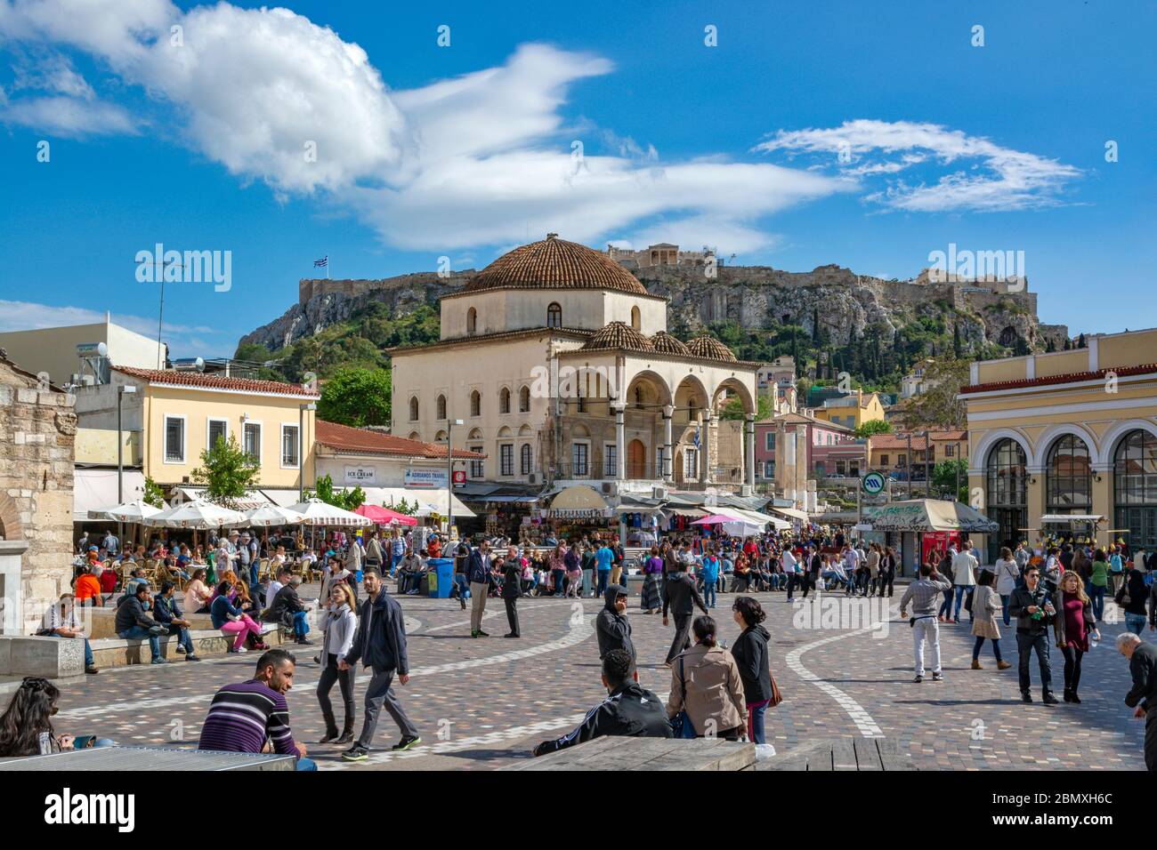 Monastiraki square in athens, hi-res stock photography and images - Alamy