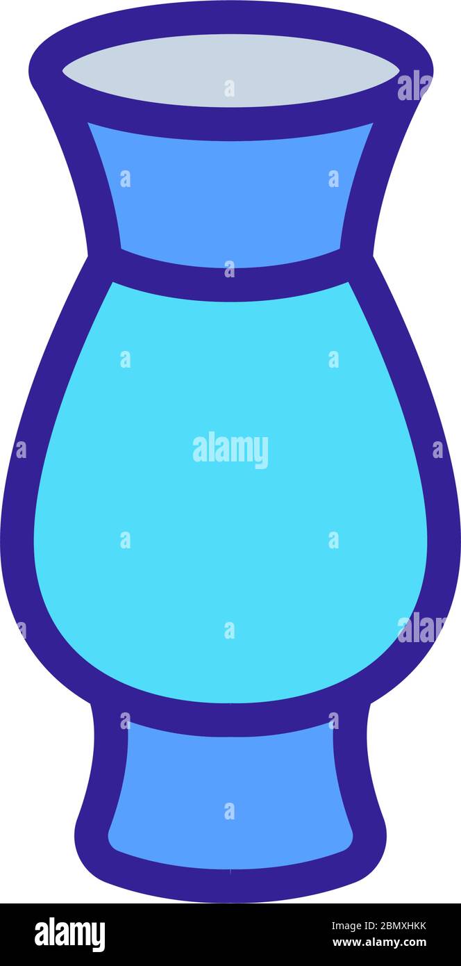 ceramic vase icon vector outline illustration Stock Vector Image & Art ...