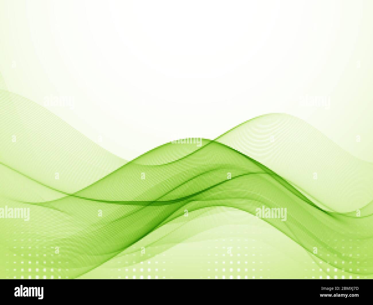Abstract green background Bright illustration Green flow background ...