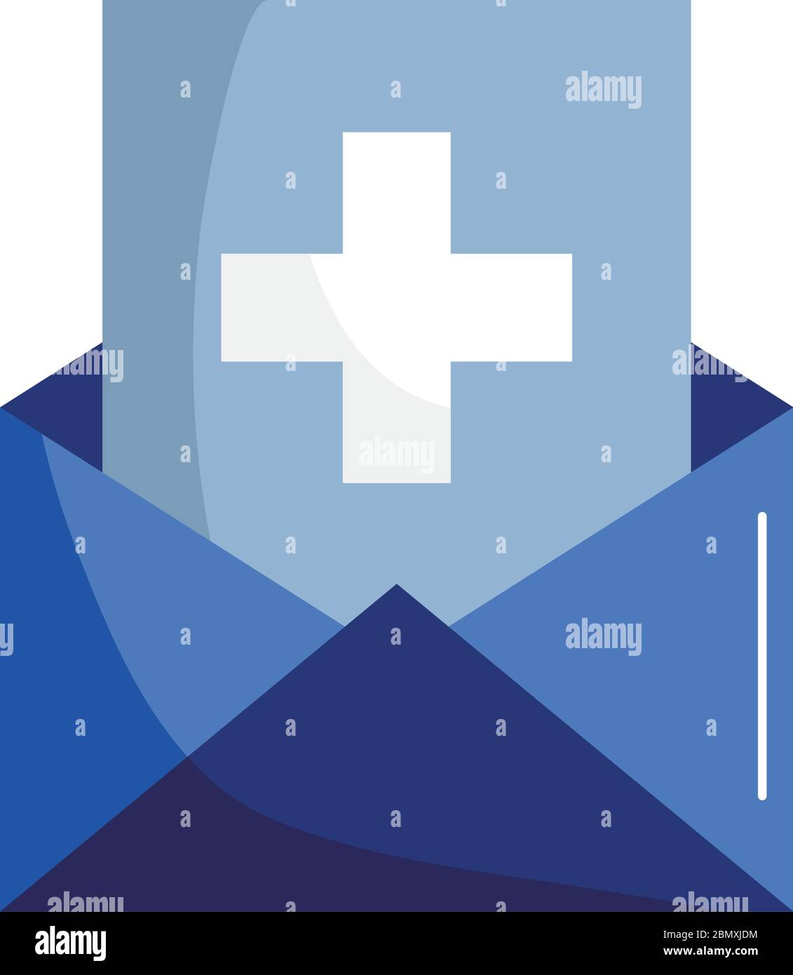 Cross envelope Stock Vector Images - Alamy