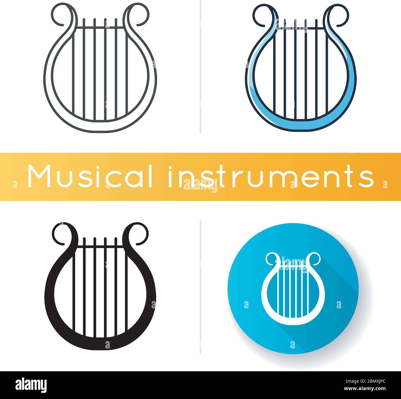 Lyra musical instrument hi-res stock photography and images - Alamy