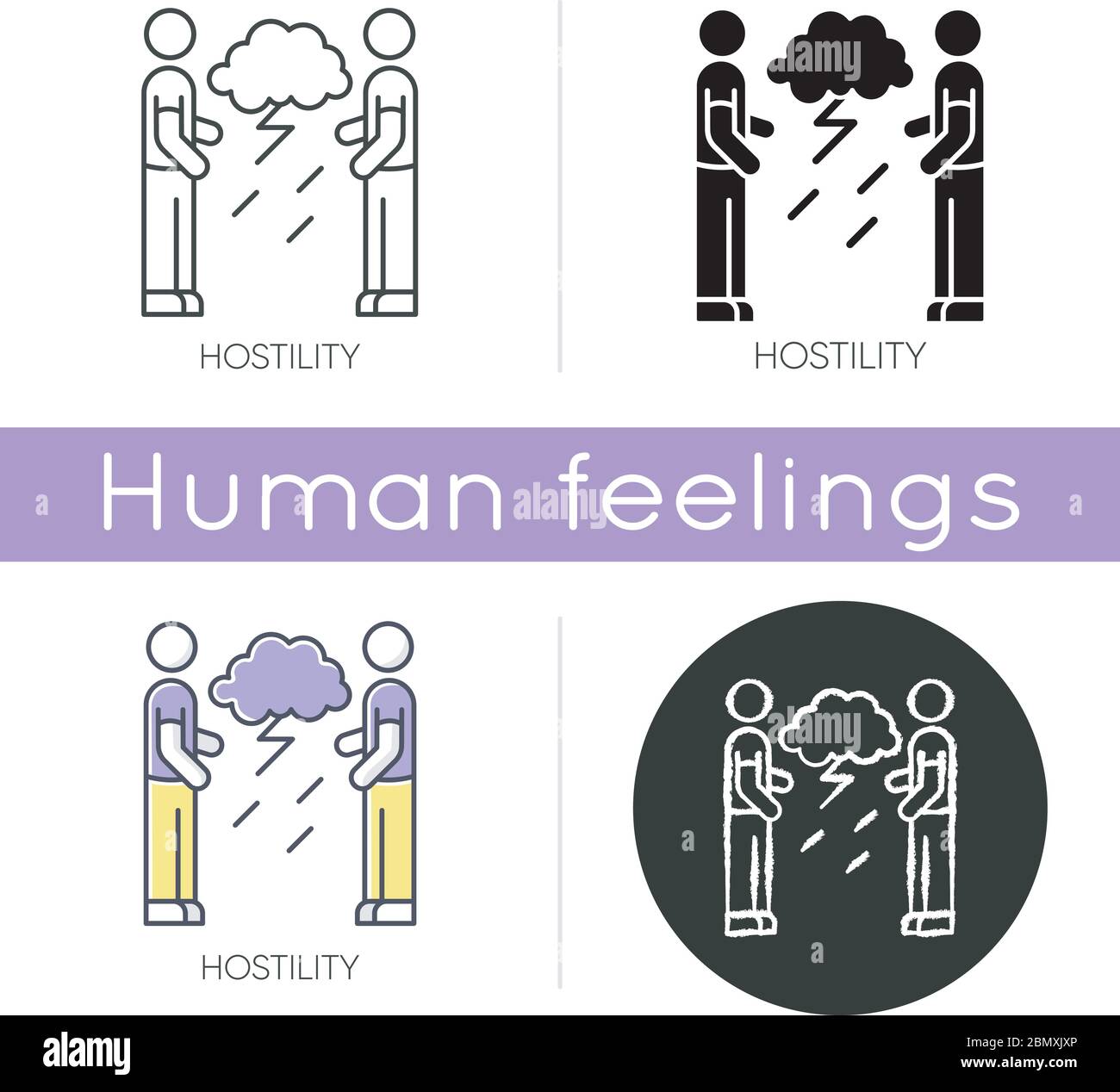 Hostility Stock Vector Images - Alamy