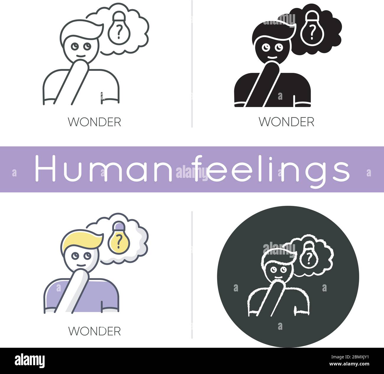 Wonder of learning Stock Vector Images - Alamy