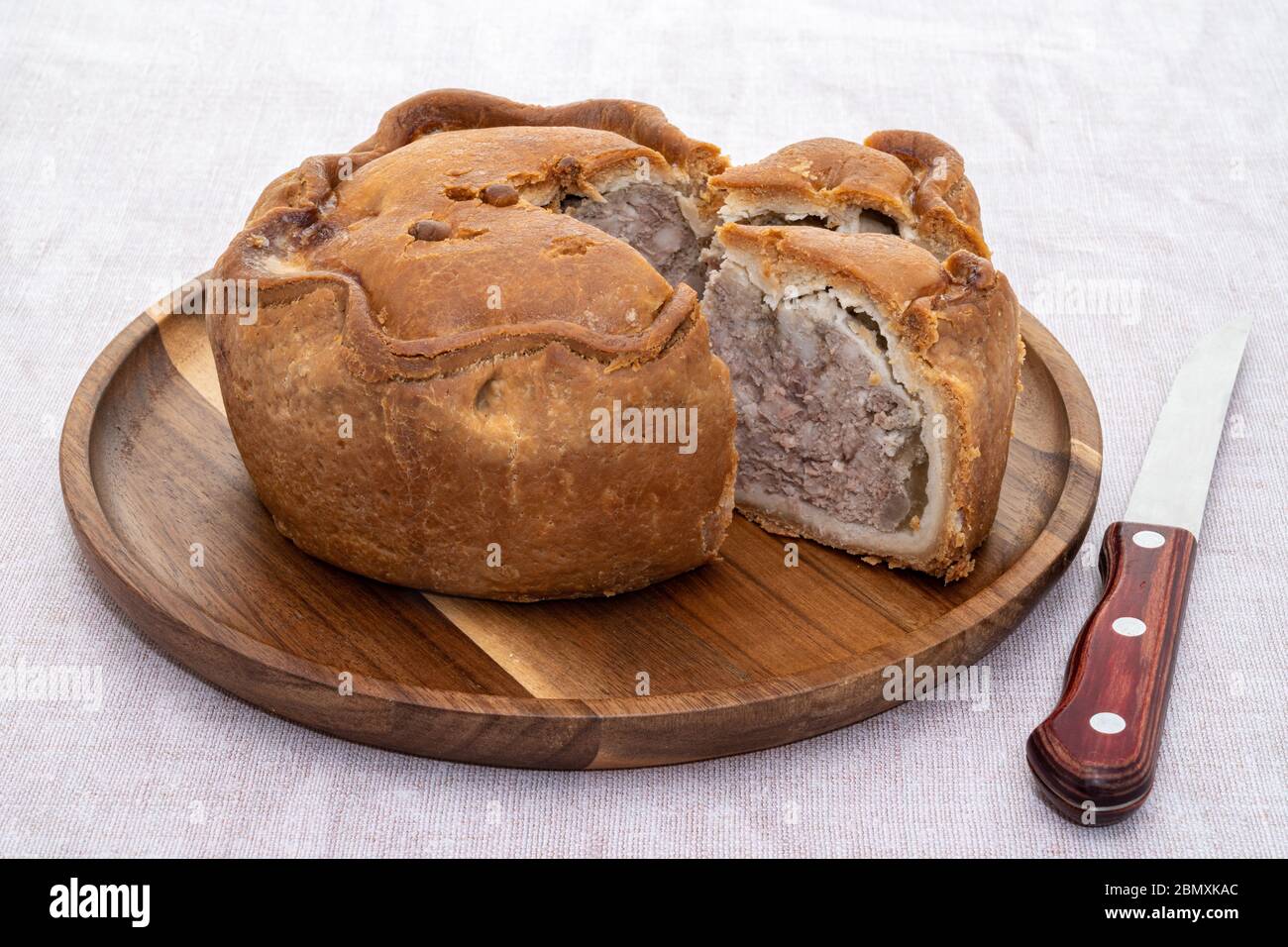 Traditional Melton Mowbray pork pie Stock Photo - Alamy