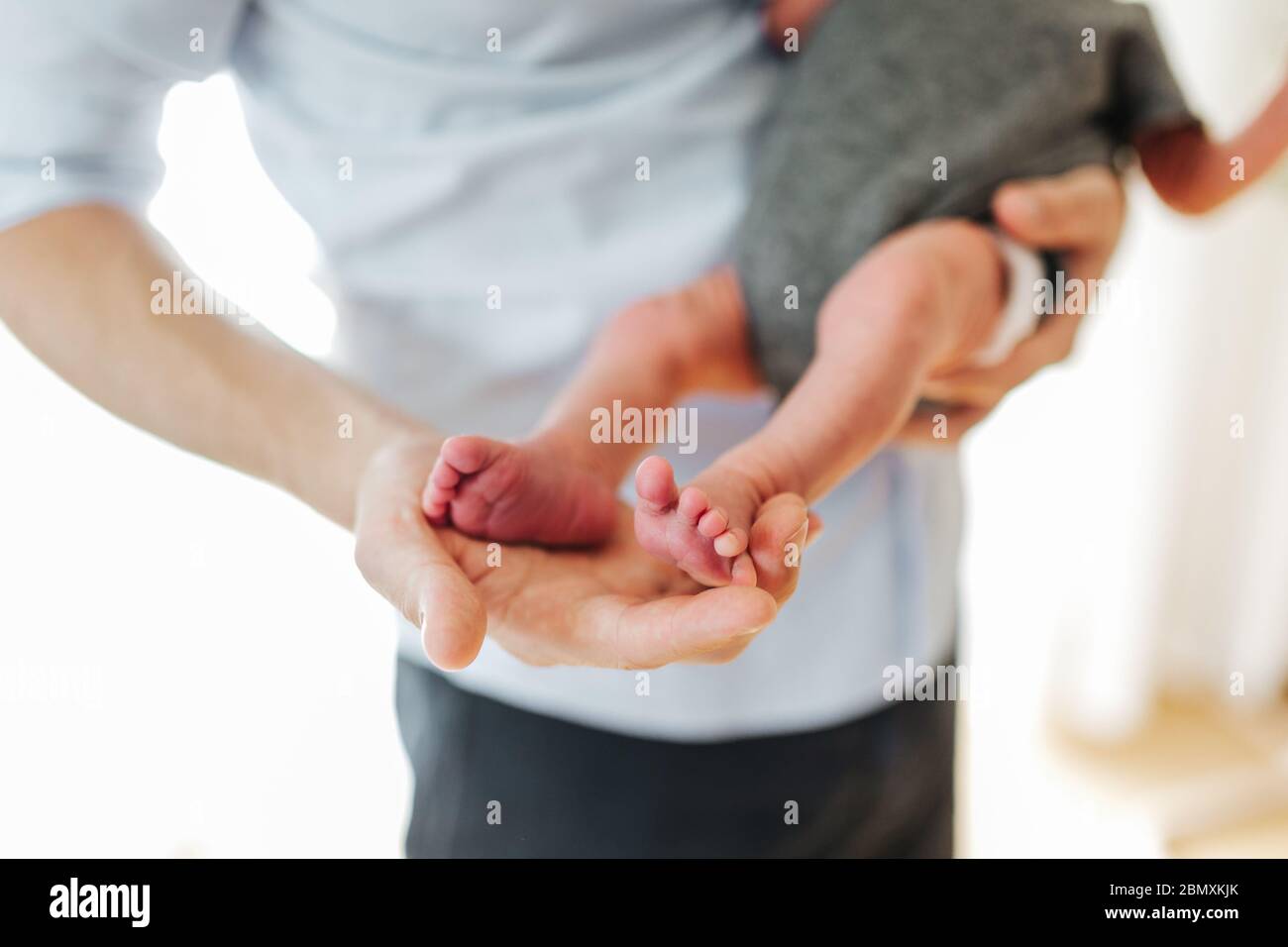 Baby features hi-res stock photography and images - Alamy