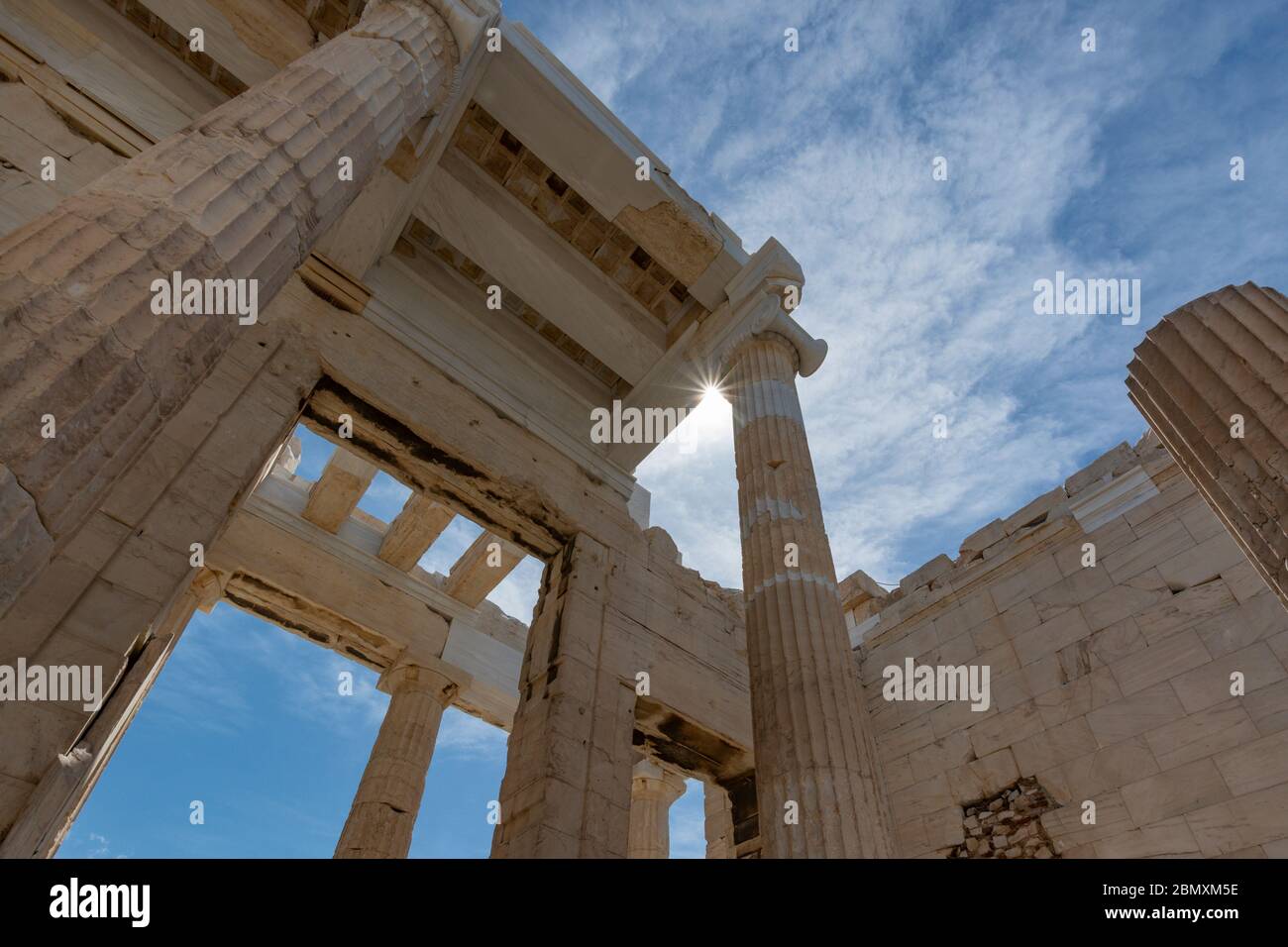 The Propylaea monumental gateway to the Acropolis of Athens in Athens, Greece Stock Photo - Alamy