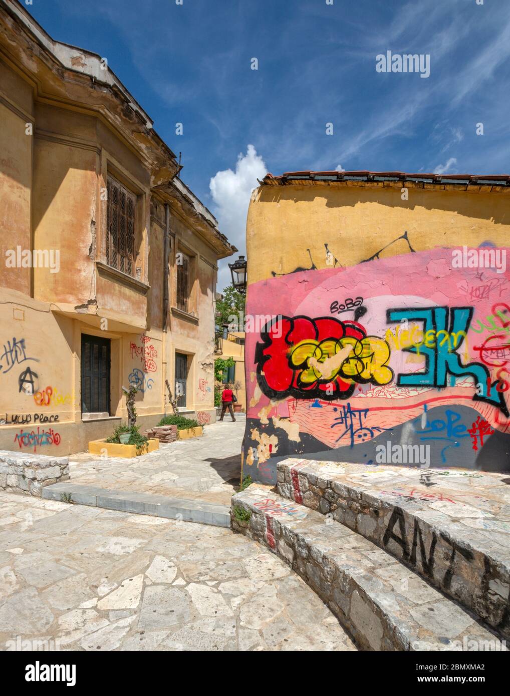 Plaka district in Athens, Greece Stock Photo - Alamy